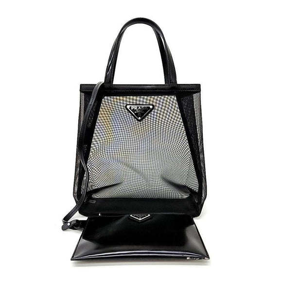 Prada | Bags | Prada Mesh Tote Bag Small Bg417 | Poshmark